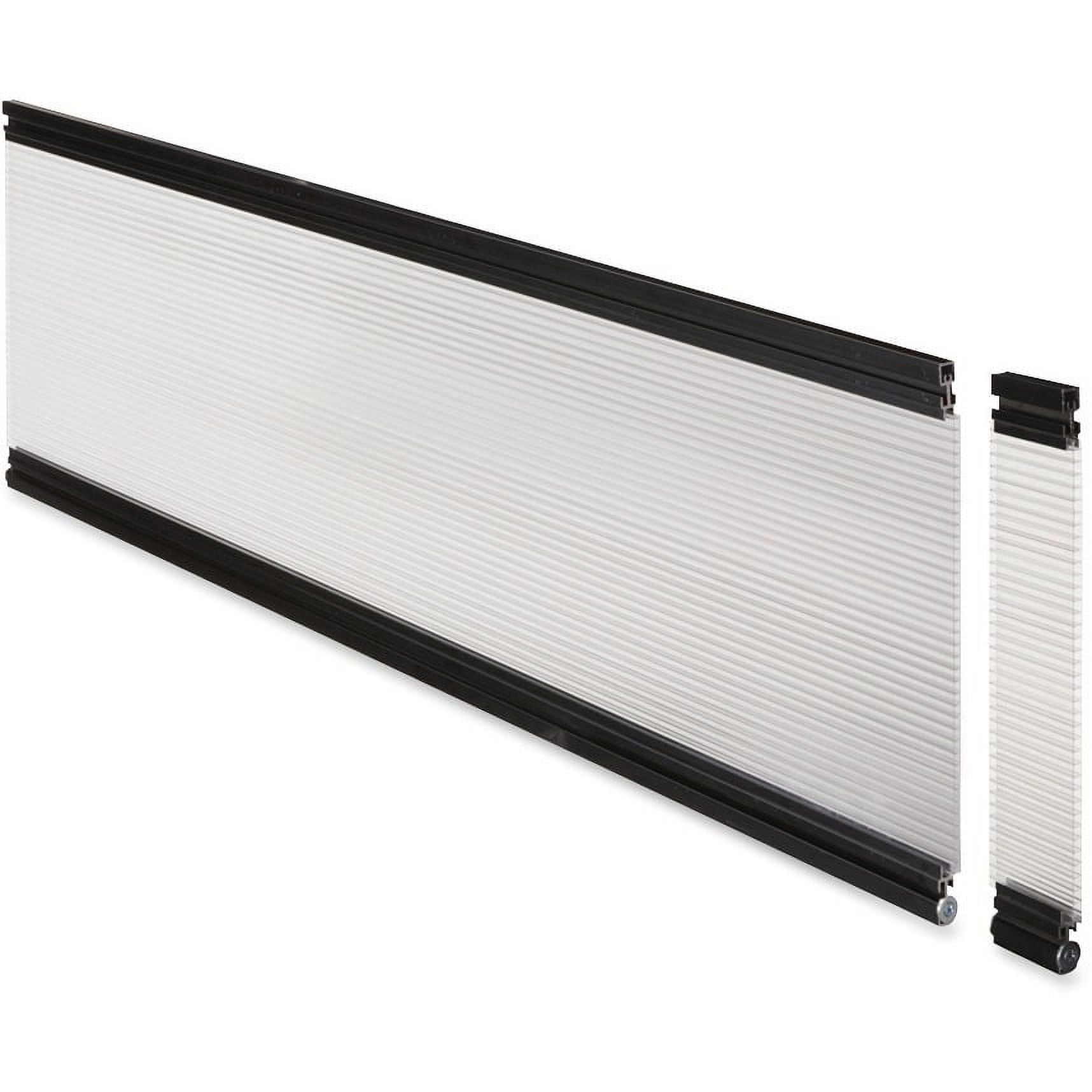 Lorell Desktop Panel System Glazed Panel, Clear - Walmart.com