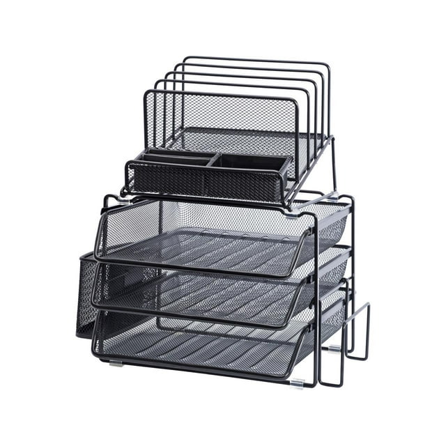 Lorell Divided 4-Tier Desktop Organizer, 1 Each - Walmart.com