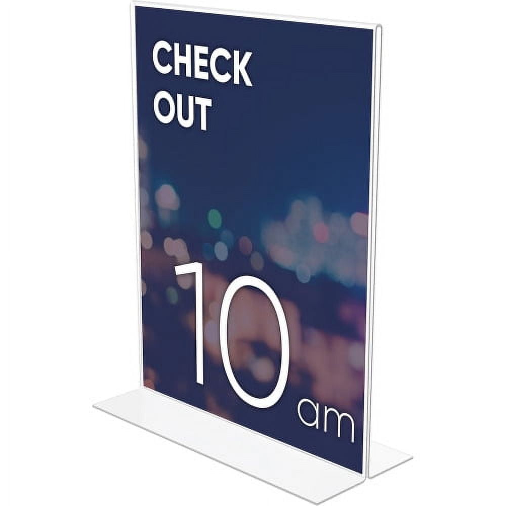 Lorell, LLR49205, Double-sided Acrylic Frame, 1 Each - Walmart.com
