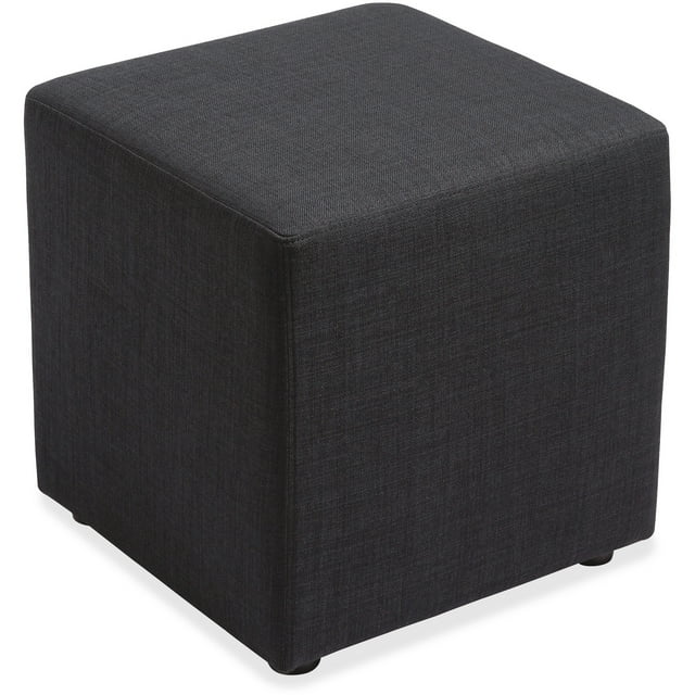 Lorell Fabric Cube Chair, Black - Walmart.com