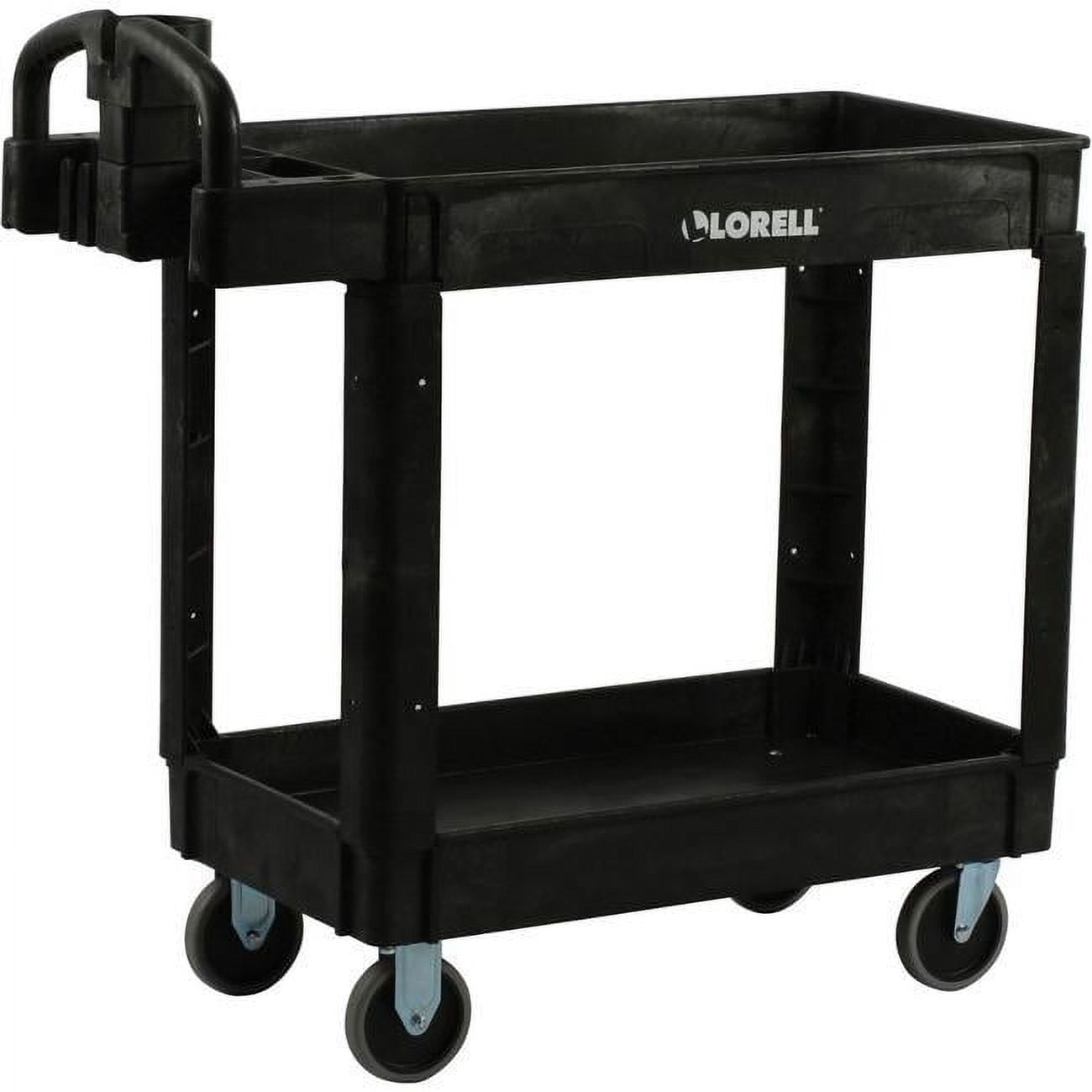 Lorell LLR03612 550 lbs Grip Height Utility Cart - Walmart Business ...