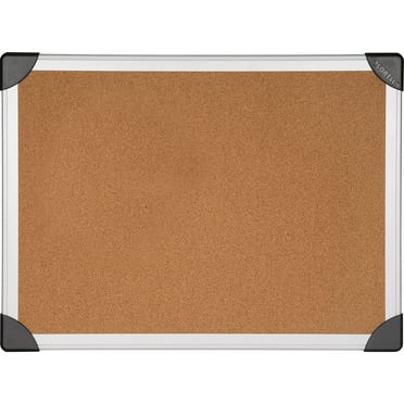 Universal Natural Cork Board, 36" x 24", Oak-Finished Frame - Walmart.com