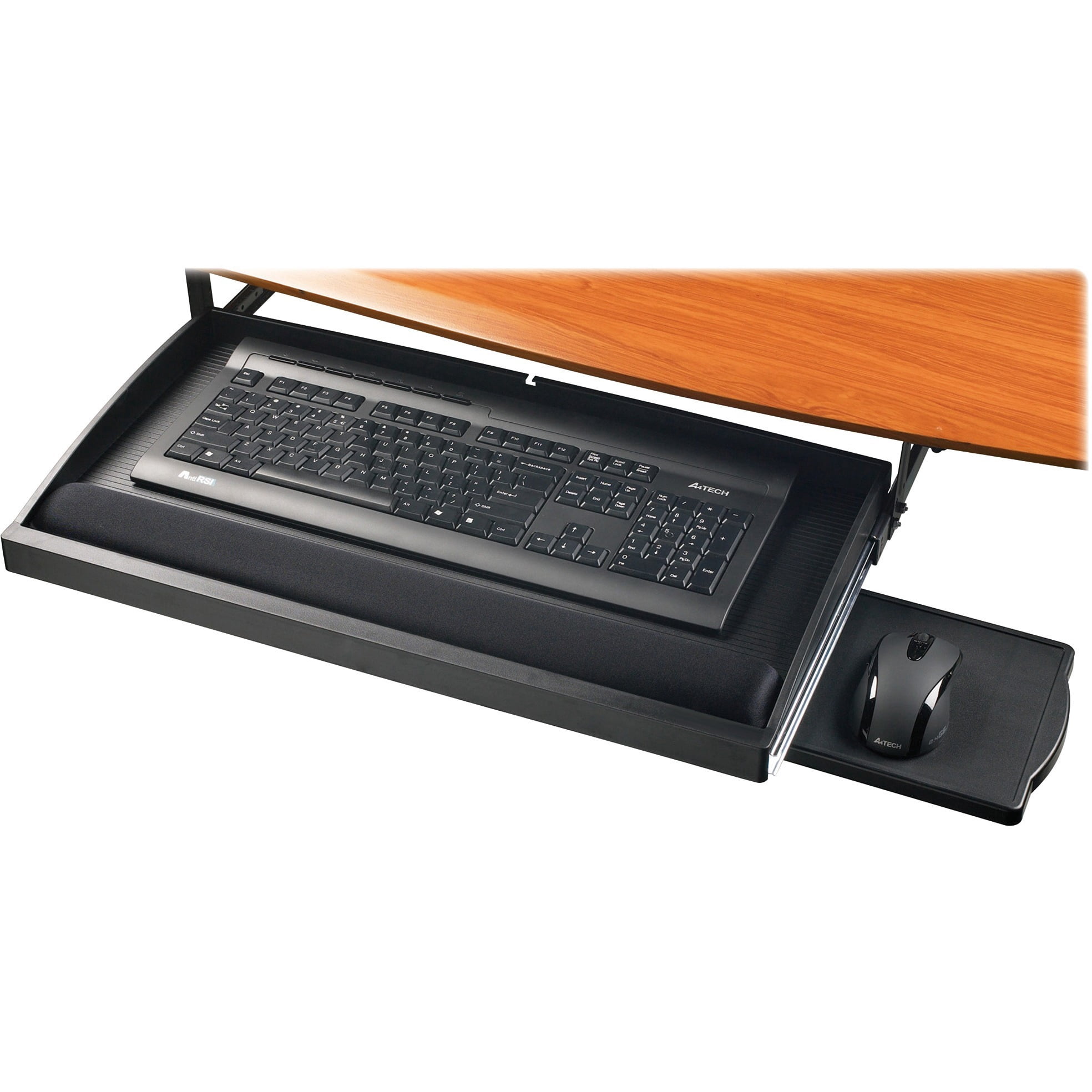 Lorell, LLR25005, Underdesk Keyboard Drawer, 1, Black - Walmart.com