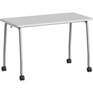 Regency Kobe 48 Inch Rectangular Training Table in Grey - Walmart.com
