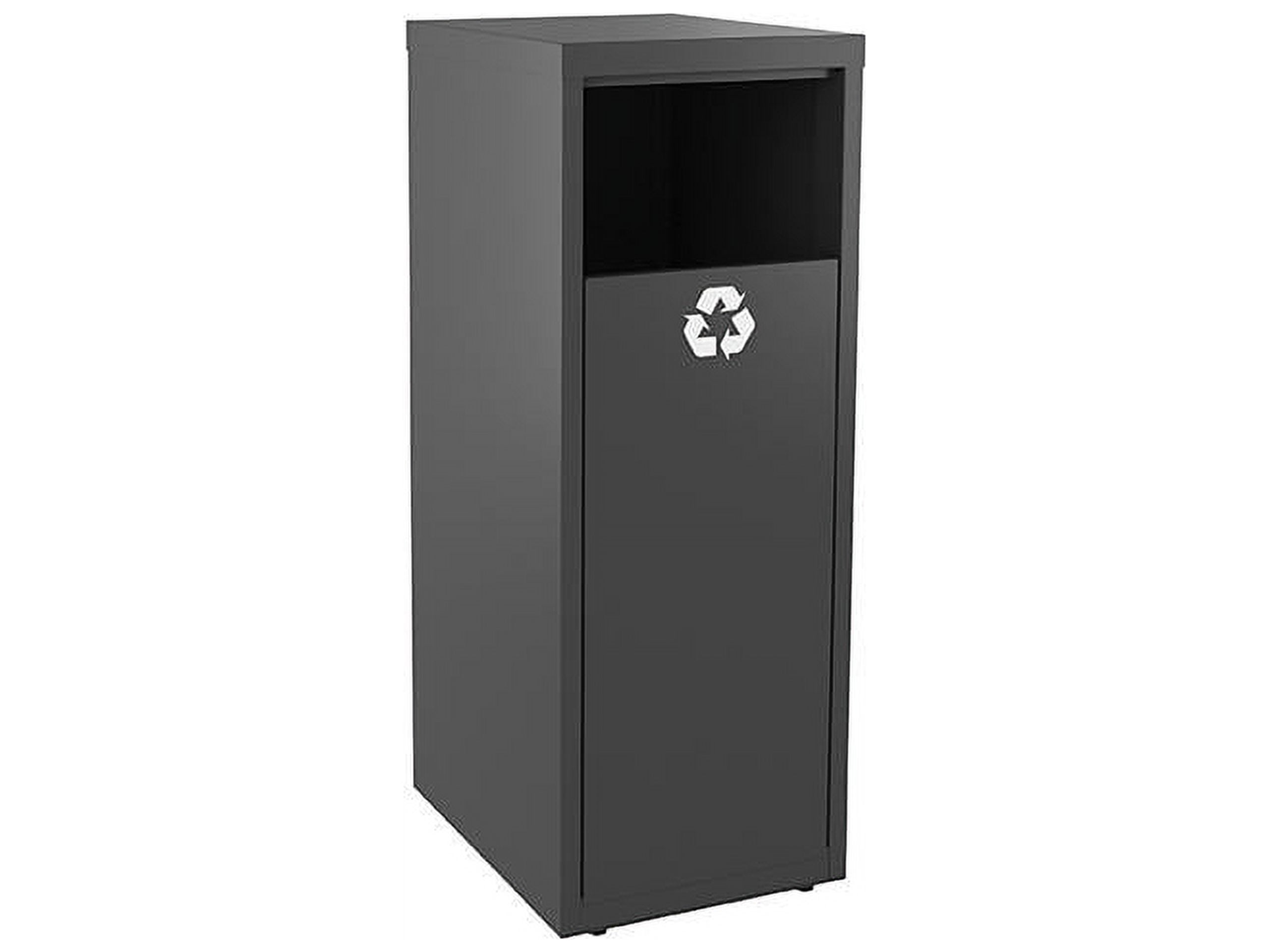 Lorell, LLR66953, Recycling Tower, 1 Each, Charcoal Gray - Walmart.com