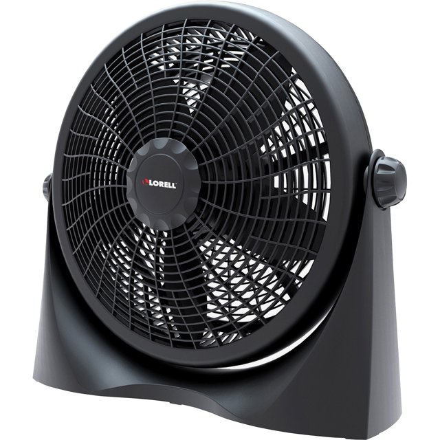 Lorell, LLR84551, 16" 3-Speed Tilt Box Fan, 1 Each, Black - Walmart.com