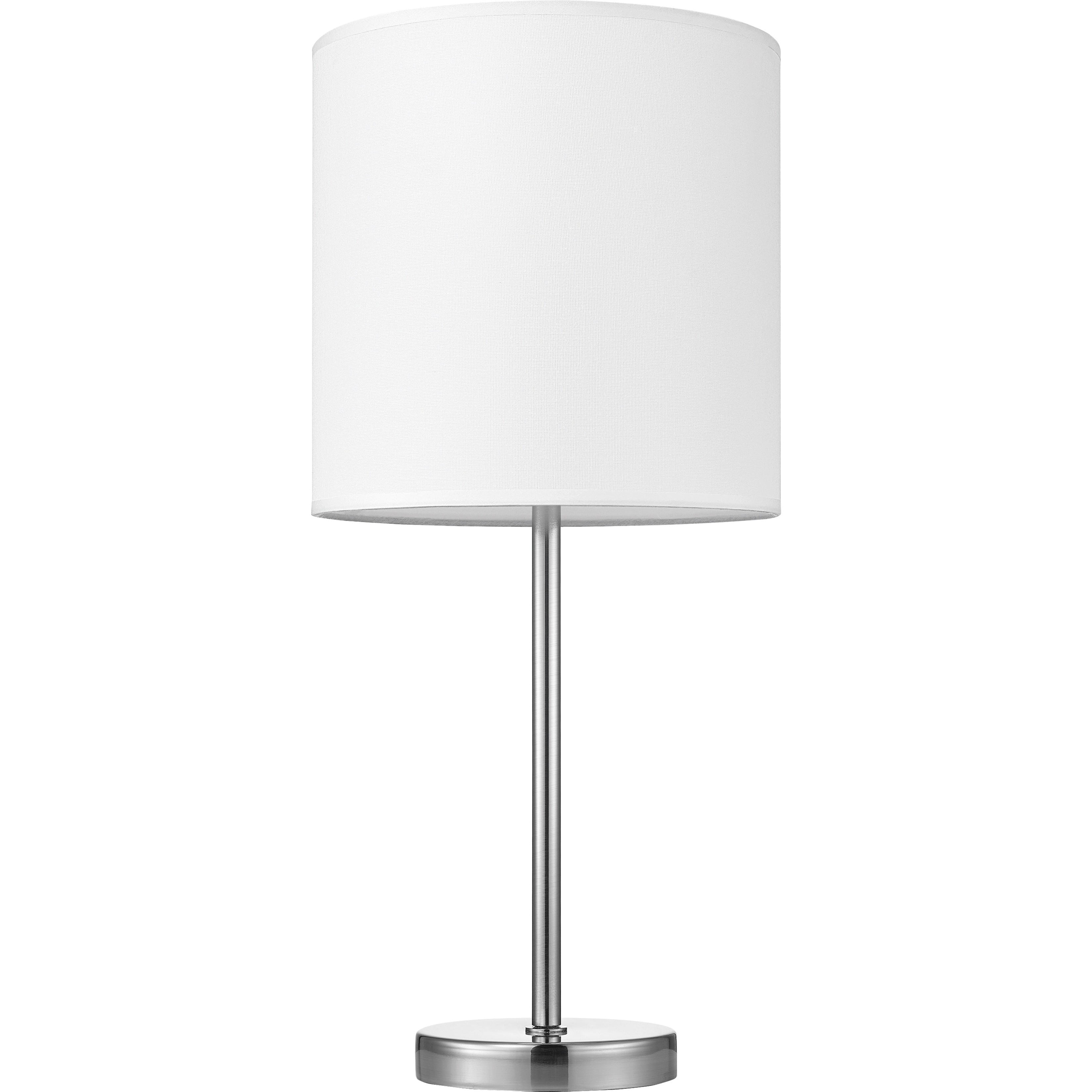 Lorell, LLR99966, 10-watt LED Bulb Table Lamp, 1 Each, Silver,White ...