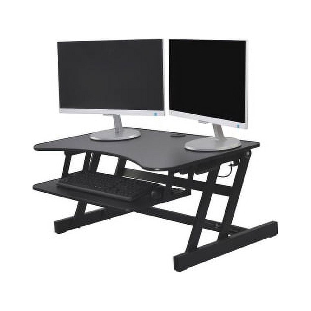 Lorell, LLR99983, Adjustable Desk Riser Plus, 1 Each, Black - Walmart.com