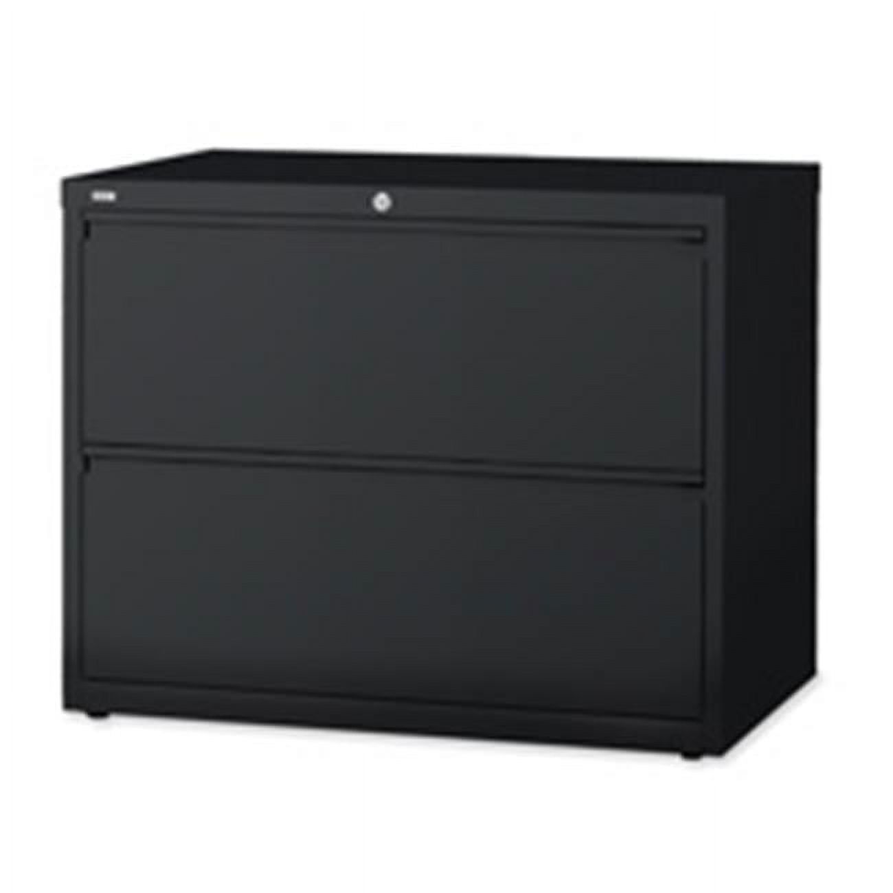 Lorell Lateral File- 2-Drawer- 36in.x18-.63in.x28-.13in.- Black ...