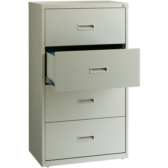 Lorell Lateral File - 30" x 18.6" x 52.5" - 4 x Drawer(s) for File - A4, Legal, Letter ...