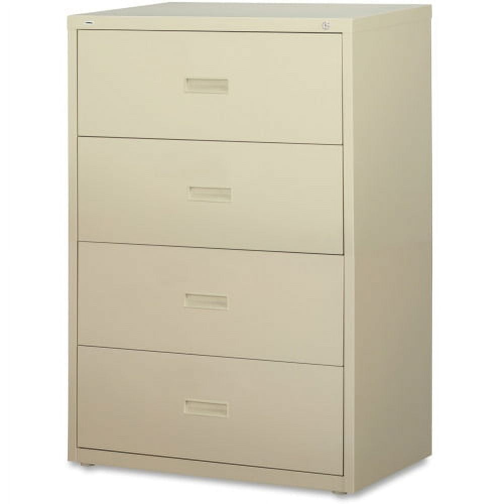 Lorell Lateral File - 4-Drawer 30" x 18.6" x 52.5" - 4 x Drawer(s) for ...