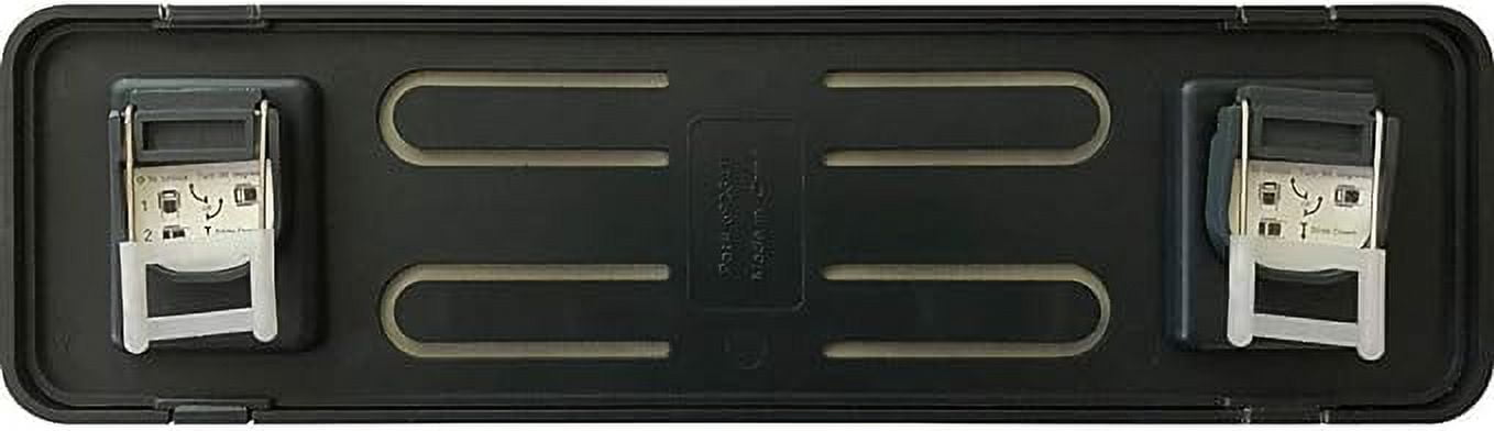 Lorell Recycled Plastic Cubicle Nameplate, Black - Walmart.com