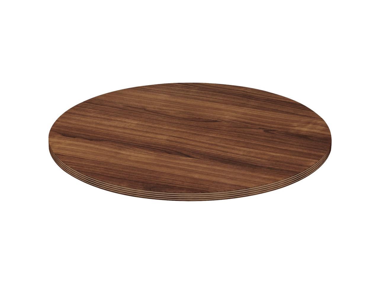 Lorell Round Table Top 42" Walnut 34358 - Walmart.com