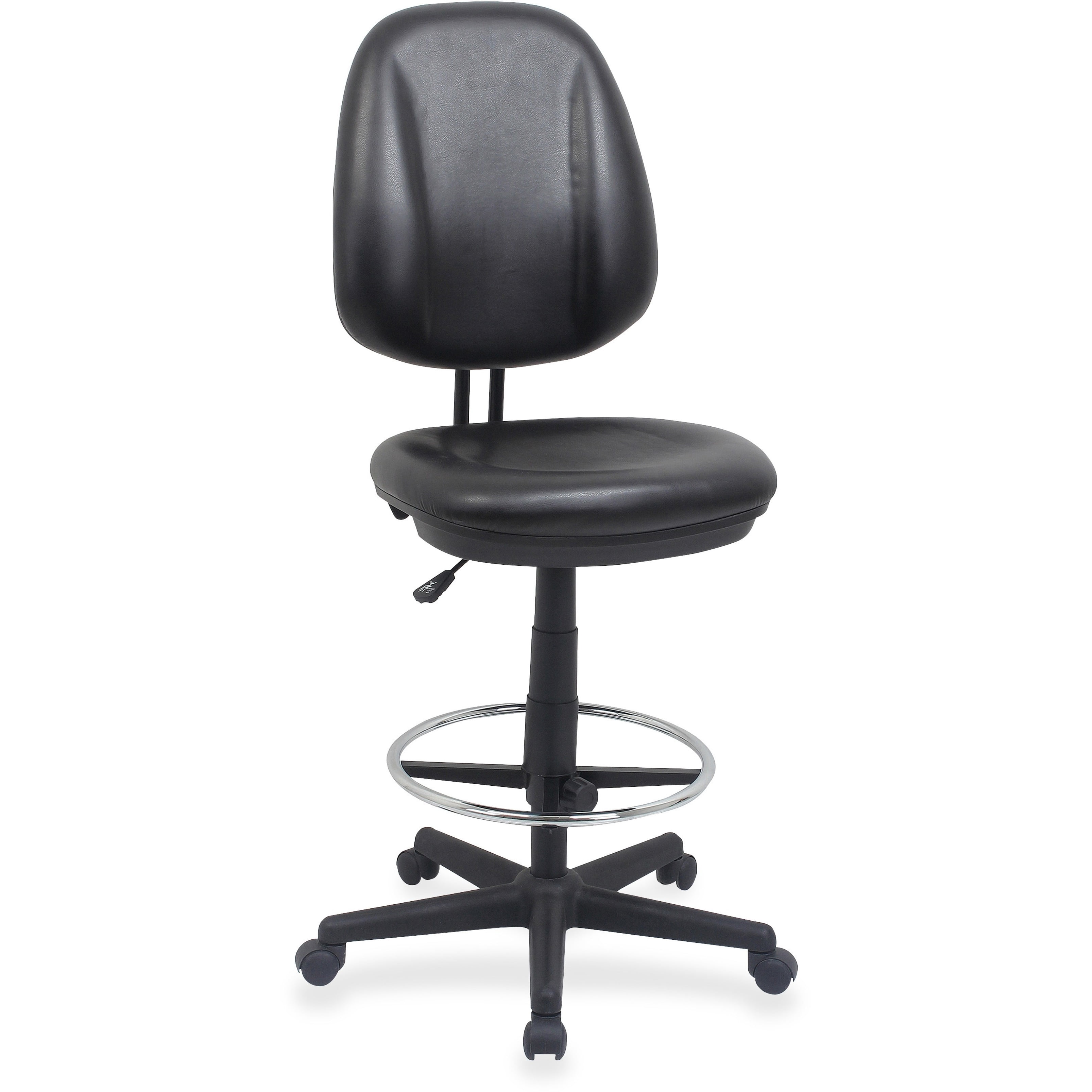 Lorell, Sitting Stool, 1 Each, Black - Walmart.com