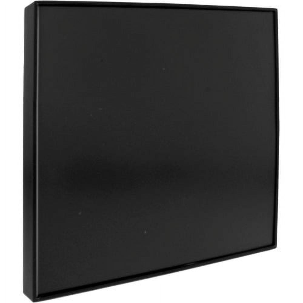 Lorell LLR02652 10 x 10 in. Snap Plate Architectural Sign, Black ...