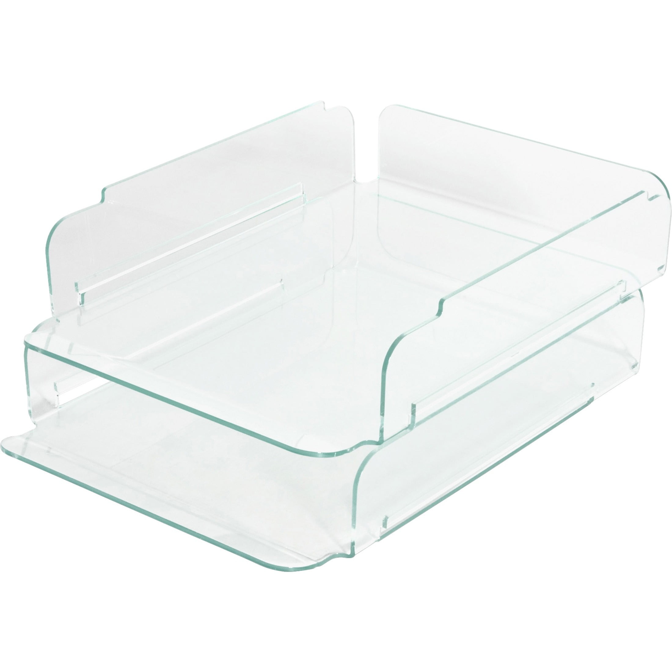 Lorell Stacking Letter Trays - Walmart.com