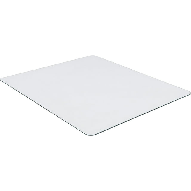 "Lorell Tempered Glass Chairmat for Office Desk, Clear Hardwood ...