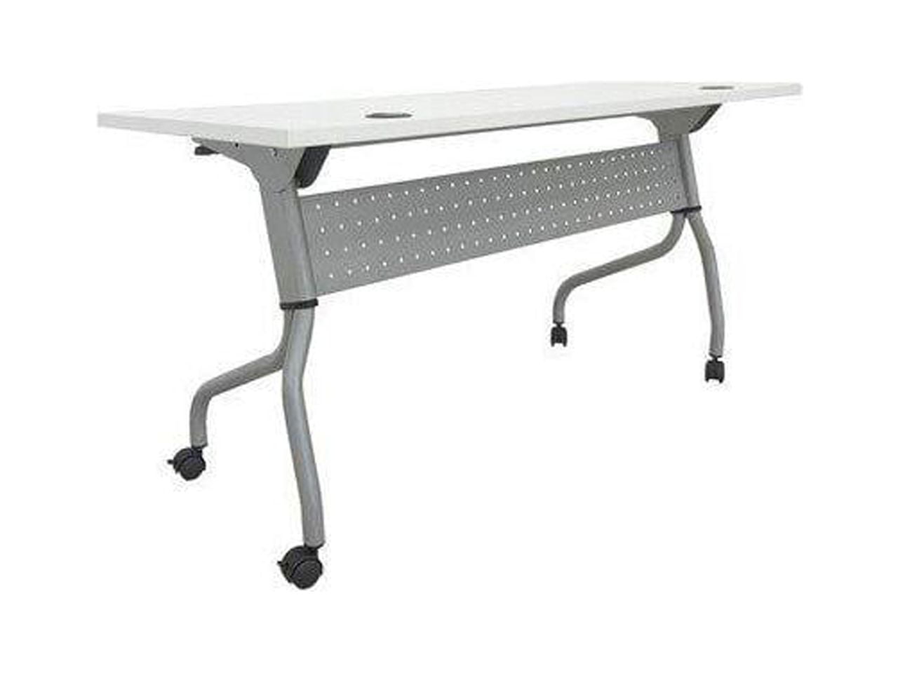 Lorell White Laminate Flip Top Training Table - Walmart.com