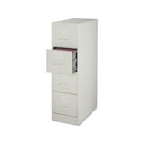 Lorell Vertical File 4-Drawer Legal 18"x26-1/2"x52" Lt Gray 60199 ...