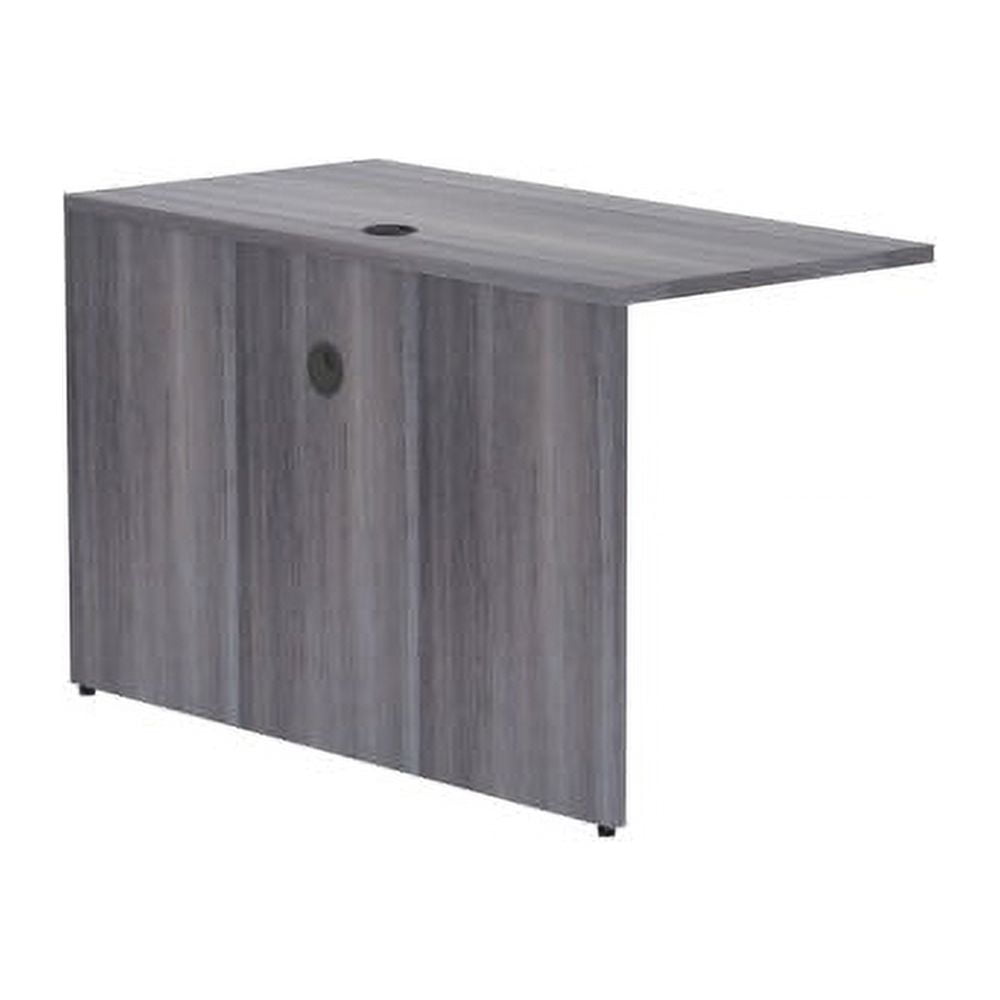 Lorell Weathered Charcoal Laminate Desking 48" Width x 24" Depth x 29.5 ...
