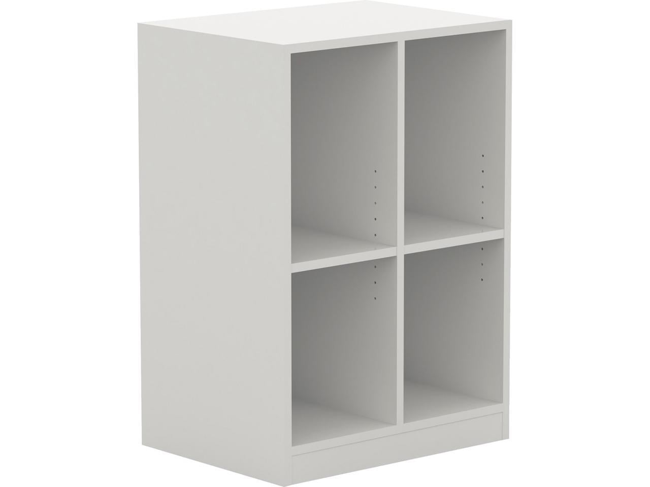 Lorell White Double Cubby/Locker Storage Base - Walmart.com