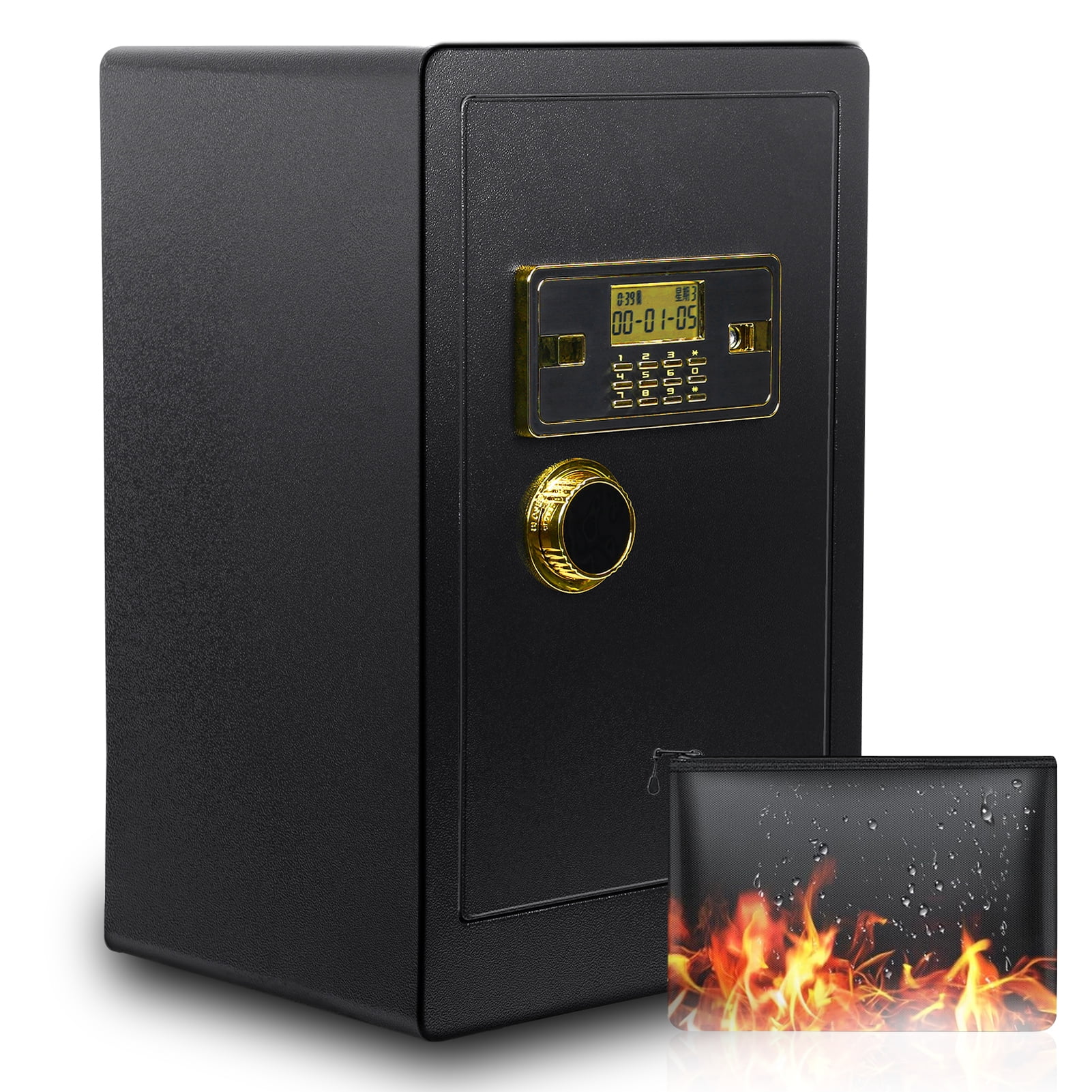 Lorelo 60cm Large Home Safe, Anti-theft Fireproof Safe, Home Document ...