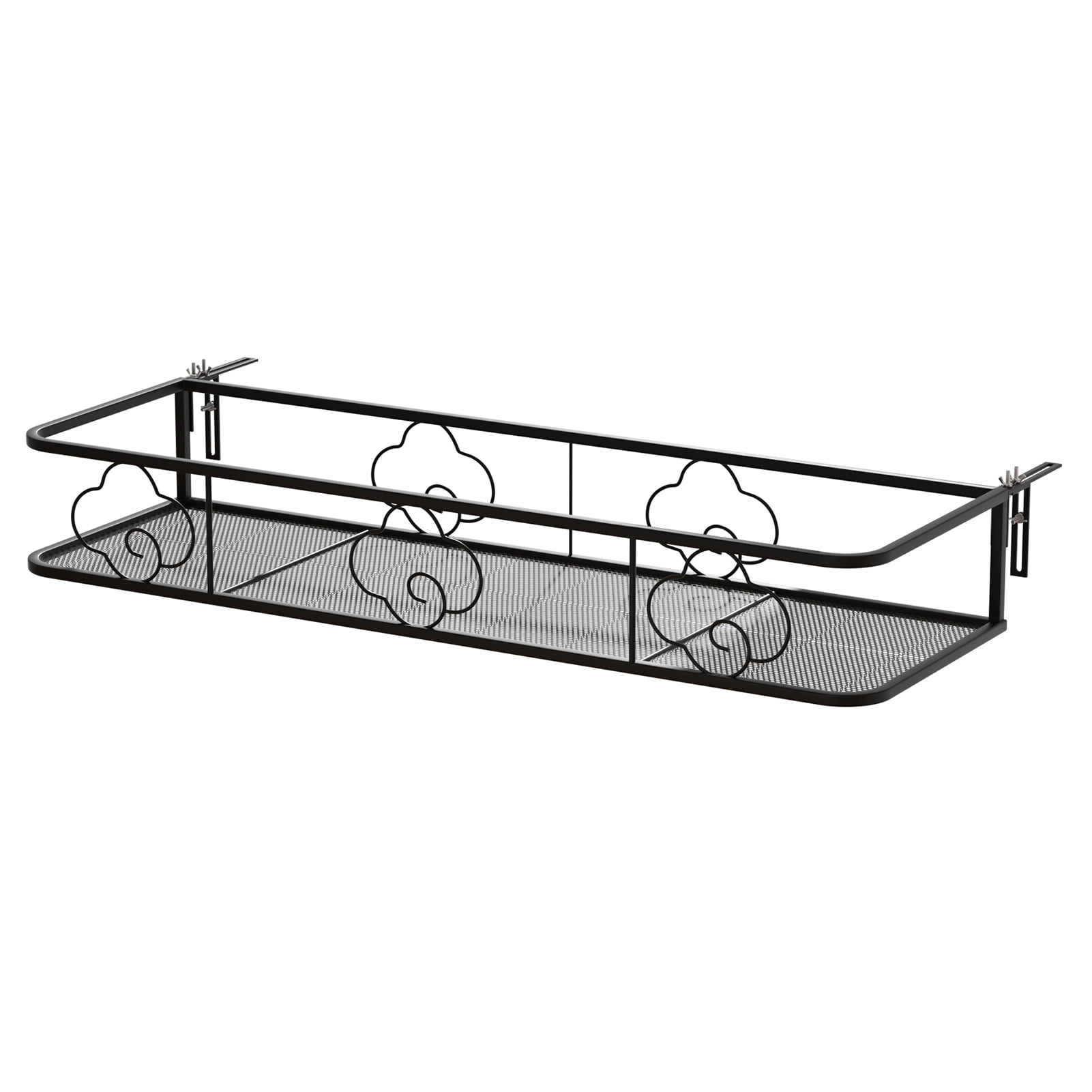 Lorelo Balcony Patio Planter Railing Shelf, Window Decorative Hanging ...