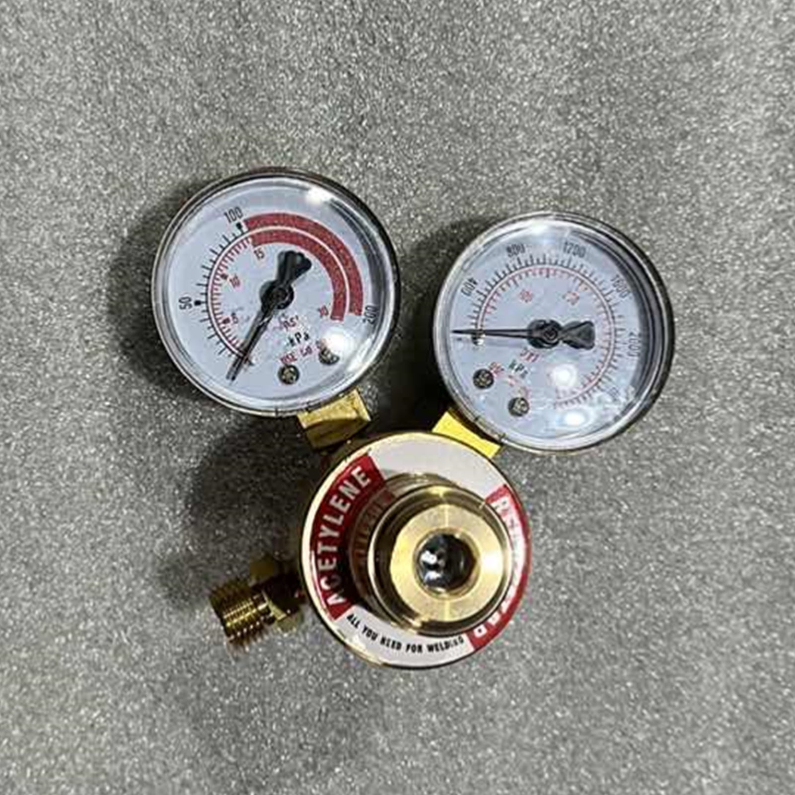 Lorelo Long Pipe Brass Nozzle Welding Torch Kit with Gauge Oxygen ...