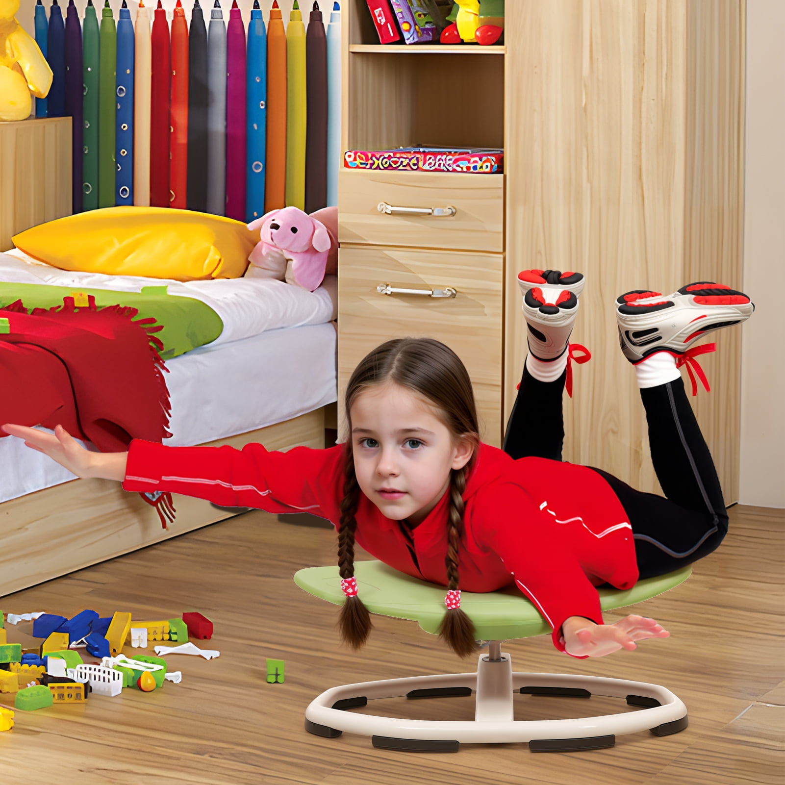 Lorelo Spinning Chair, Kids Swivel Chair, Autistic Kids Sensory Swivel ...