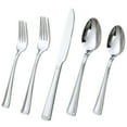Lorena Modern Dining 20-Piece Stainless Steel Flatware Set, Service for ...