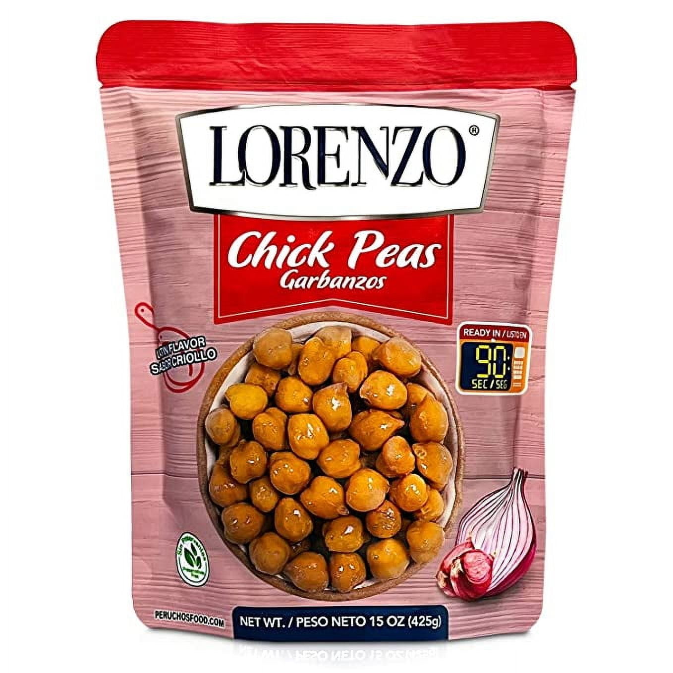 Lorenzo Chick Peas in Package Latin Flavor From Peru | Garbanzos de ...