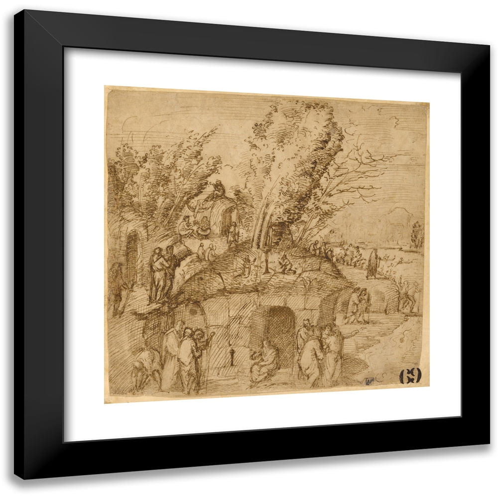 Lorenzo Costa 15x15 Black Modern Framed Museum Art Print Titled - A ...