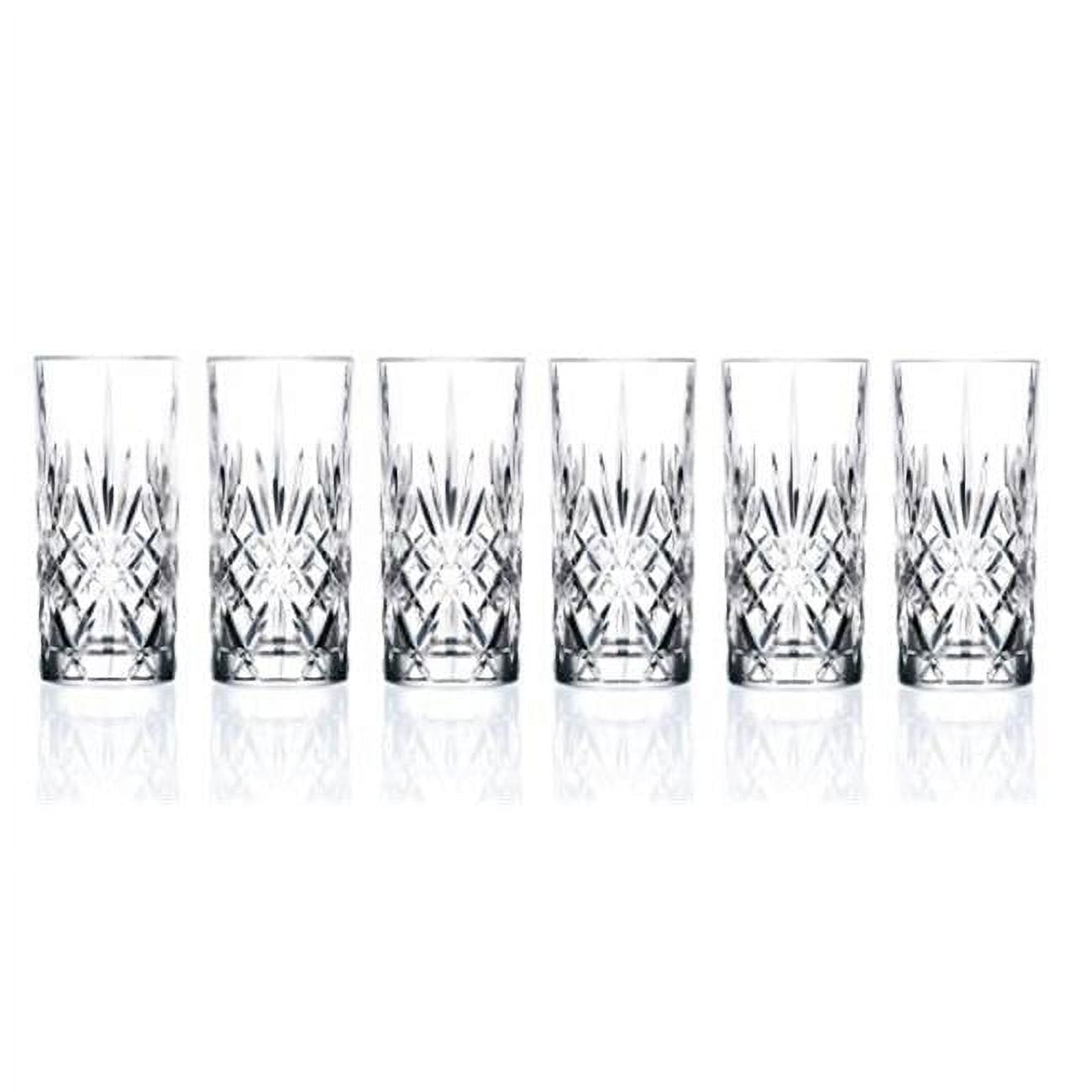 Lorenzo Import 238510 RCR Crystal Highball Glass set of 6 - Walmart.com