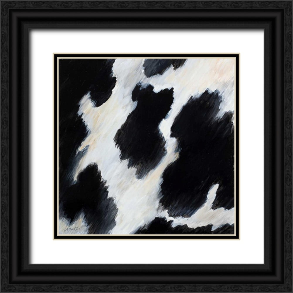 Loreth, Lanie 12x12 Black Ornate Wood Framed with Double Matting Museum ...