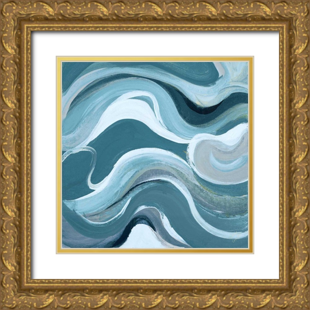 Loreth, Lanie 12x12 Gold Ornate Wood Framed with Double Matting Museum ...
