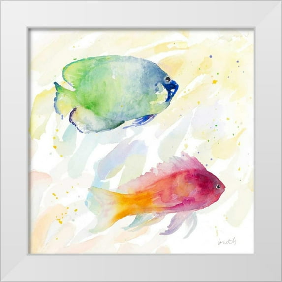 Loreth, Lanie 12x12 White Modern Wood Framed Museum Art Print Titled ...