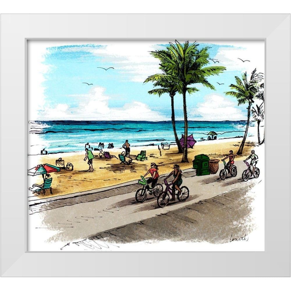 Loreth, Lanie 13x12 White Modern Wood Framed Museum Art Print Titled ...