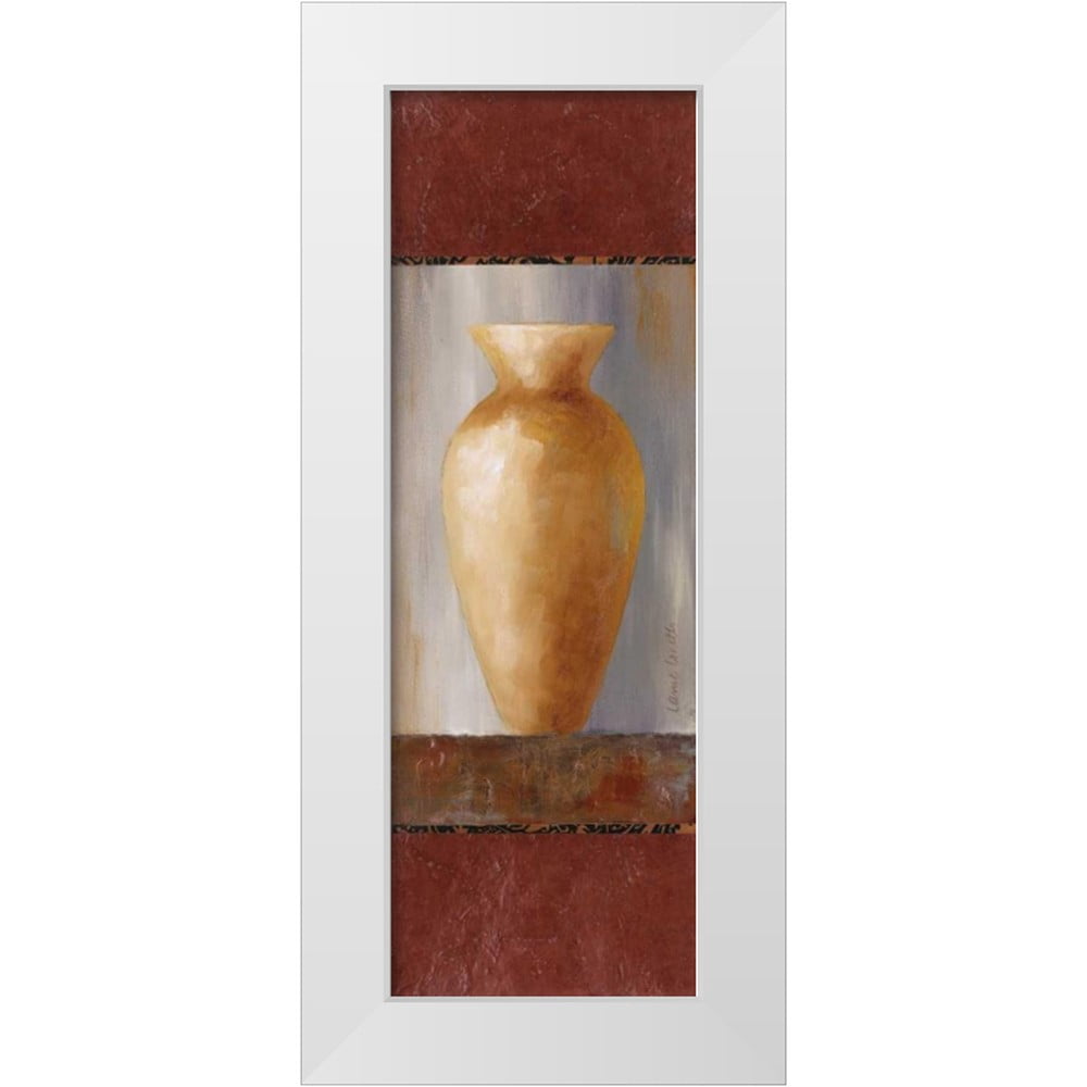 Loreth, Lanie 13x32 White Modern Wood Framed Museum Art Print Titled ...