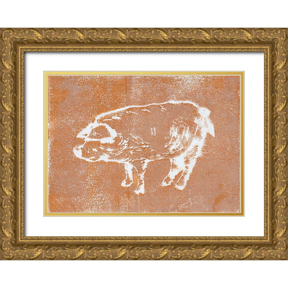 Loreth, Lanie 14x11 Gold Ornate Wood Framed with Double Matting Museum ...