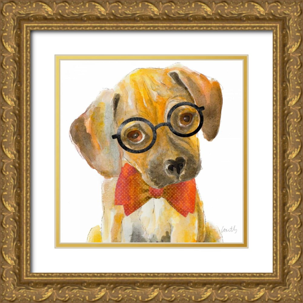 Loreth, Lanie 15x15 Gold Ornate Wood Framed with Double Matting Museum ...