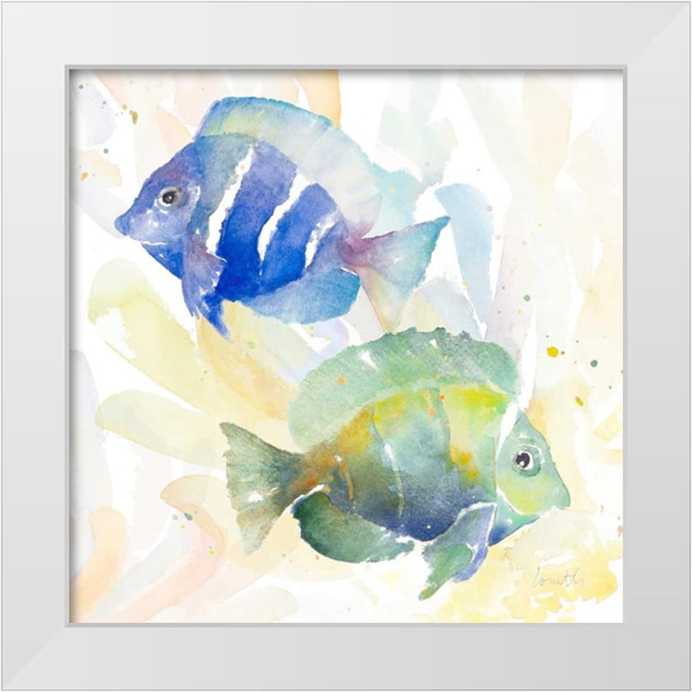 Loreth, Lanie 15x15 White Modern Wood Framed Museum Art Print Titled ...