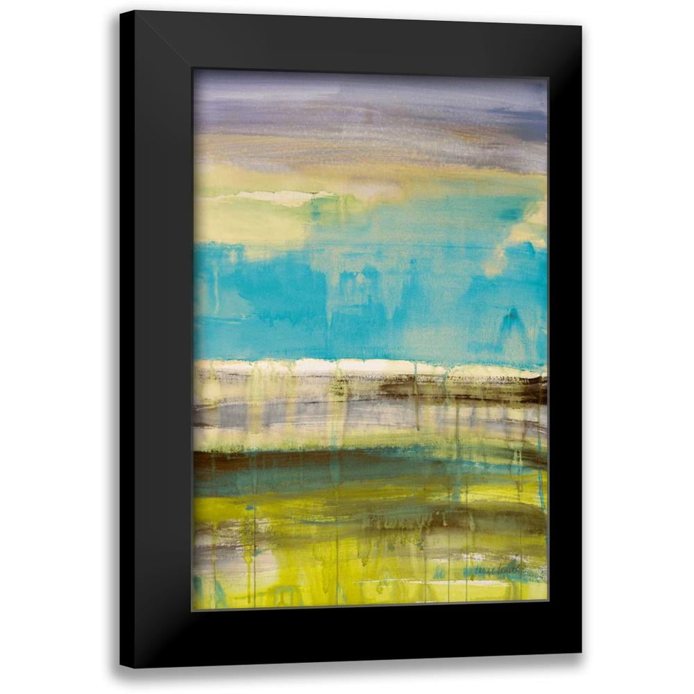 Loreth, Lanie 17x24 Black Modern Framed Museum Art Print Titled - Teal ...