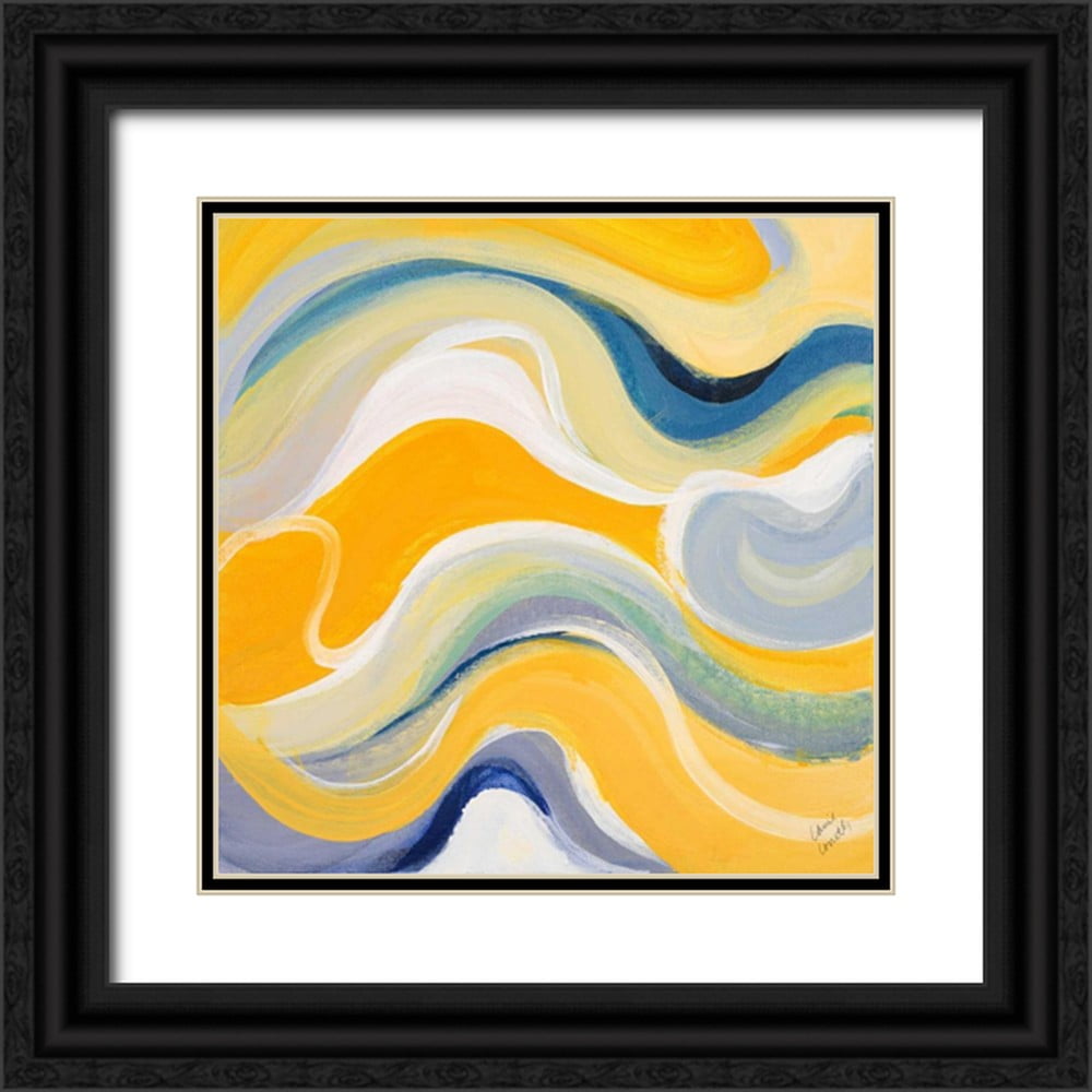 Loreth, Lanie 20x20 Black Ornate Wood Framed with Double Matting Museum ...