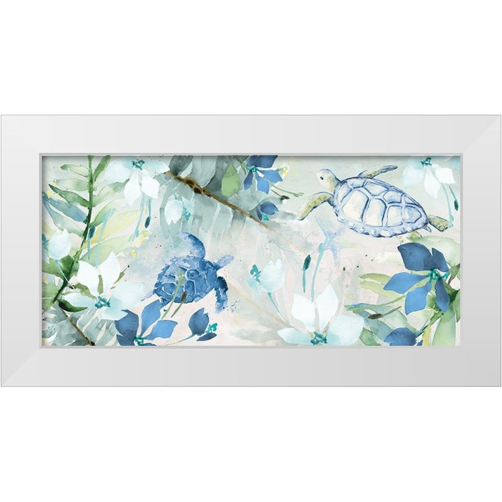 Loreth, Lanie 24x13 White Modern Wood Framed Museum Art Print Titled ...