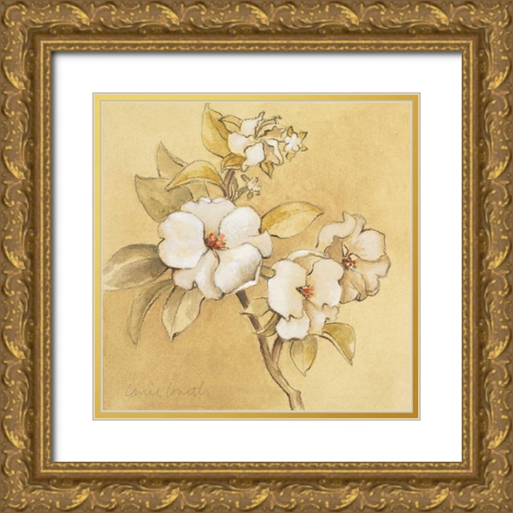 Loreth, Lanie 26x26 Gold Ornate Wood Framed with Double Matting Museum ...