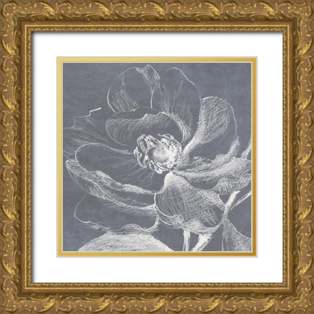 Loreth, Lanie 26x26 Gold Ornate Wood Framed with Double Matting Museum ...