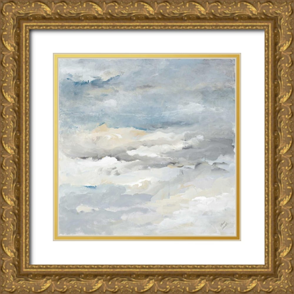Loreth, Lanie 26x26 Gold Ornate Wood Framed with Double Matting Museum ...