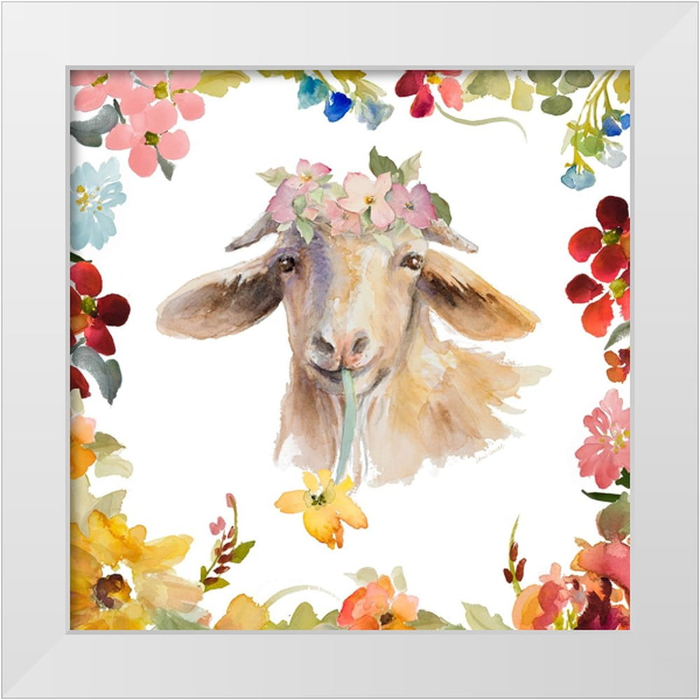 Loreth, Lanie 26x26 White Modern Wood Framed Museum Art Print Titled ...