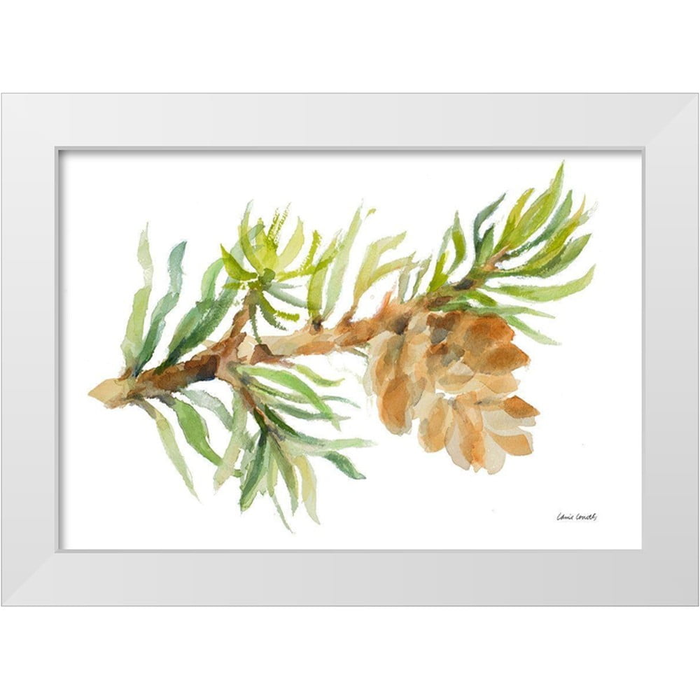 Loreth, Lanie 32x23 White Modern Wood Framed Museum Art Print Titled ...