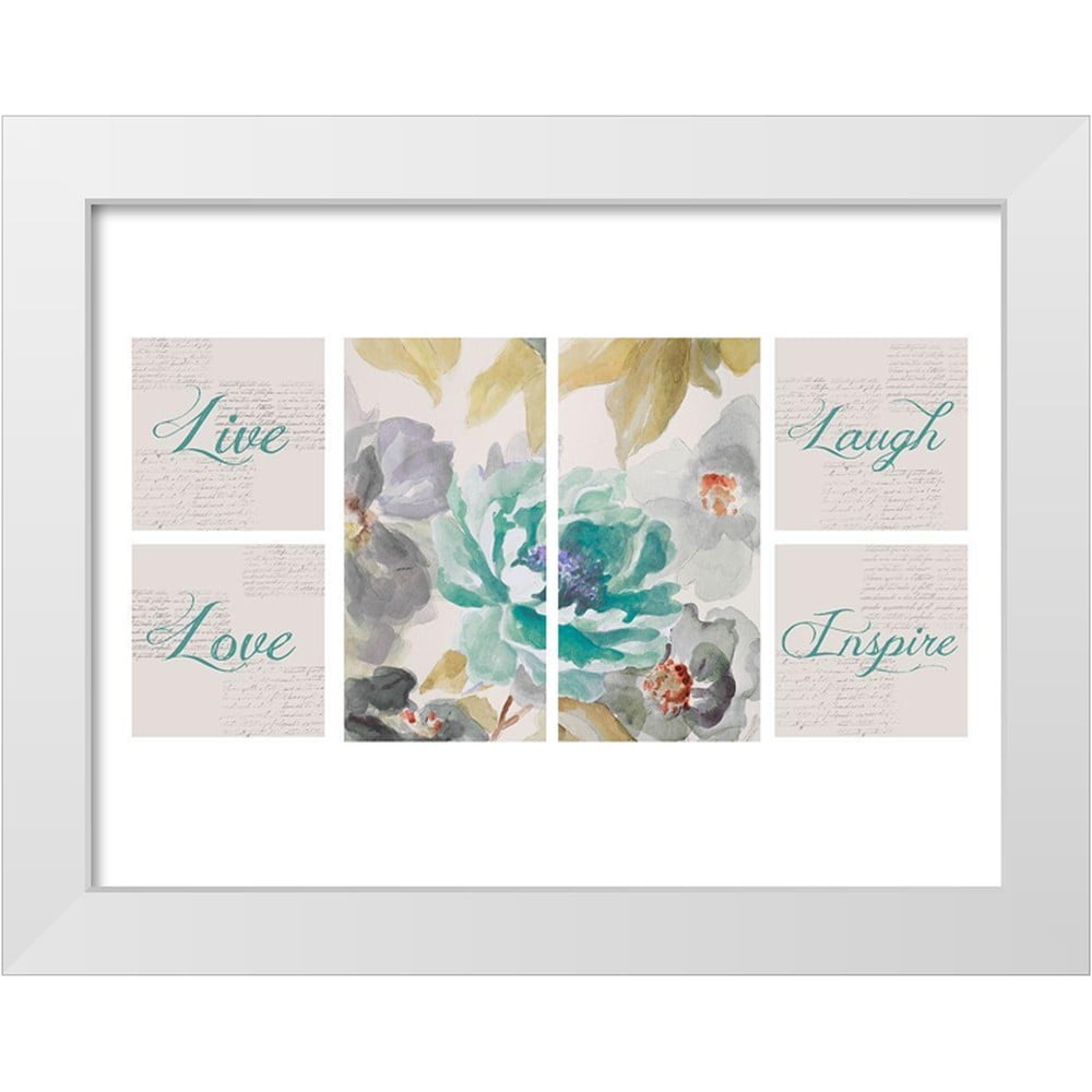 Loreth, Lanie 32x25 White Modern Wood Framed Museum Art Print Titled ...